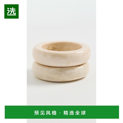 1h可退 香港直邮Shashi 女士 手镯套装 beige米色 舒适时尚