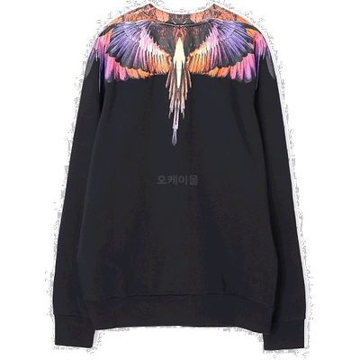 韩国直邮MARCELO BURLON CMBA009F23FLE001 1030 男士棉质翼形印T