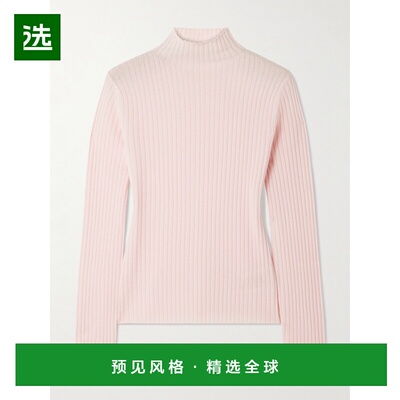 1h可退 Arch4 女士 Ariana 罗纹有机羊绒高领毛衣 KNJP23