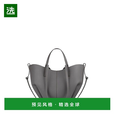 欧洲直邮POLENE Cyme Mini女士锡器灰小牛皮单肩包手提包托特包