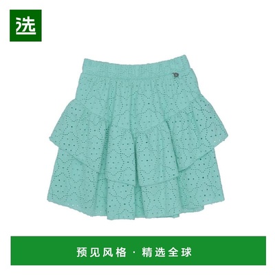 1h可退 【美国直邮】DIXIE 女士半身裙荷叶边蕾丝休闲百搭潮流时