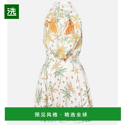 1h可退 香港直邮Poupette St Barth 女士 Cassandra 印花挂脖迷你