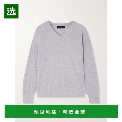 1h可退 香港直邮Arch4 女士 Chiswick 羊绒毛衣 KNJP25231ICYGREY