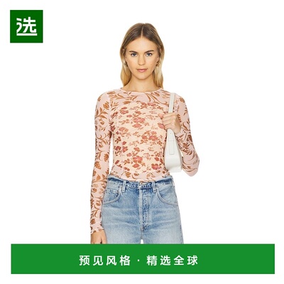 1h可退 香港直邮Free People 自由人 女士 Bettys Garden 上衣 OB