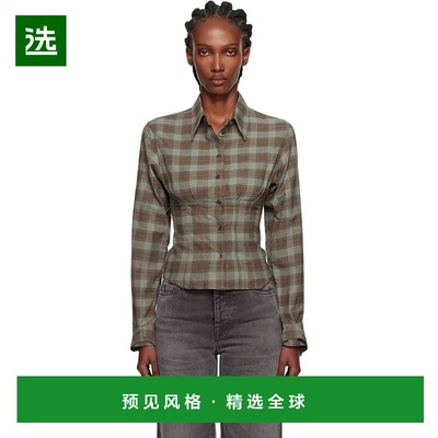 1h可退 香港直邮Our Legacy 女士 绿色 Envelop 衬衫 W4252EI