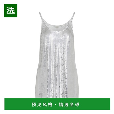 1h可退 香港直邮Rabanne 女士 圆领吊带 25PITO054MH0004修身背心