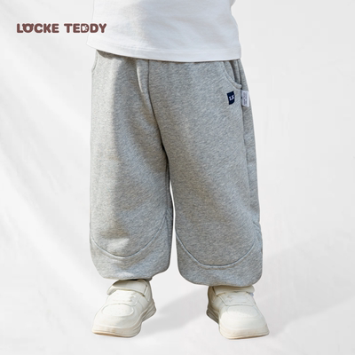 洛克泰迪儿童长裤子2025新款男女童春秋款宝宝卫裤灯笼休闲裤宽松