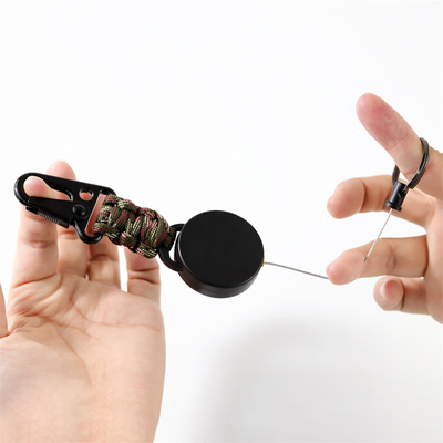 易拉得证件扣编织收纳绳钥匙扣