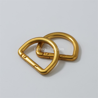 古金色半圆环饰品挂环开口弹簧扣