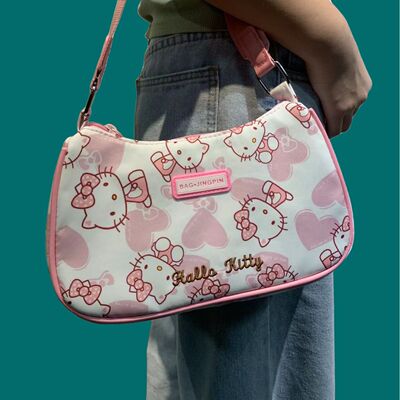 Cute Kate cat backpack, girl's armpit bag, handbag, girl's