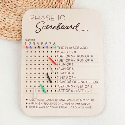 Independent Station Setbacks Rami Card Game Wooden Game Boa