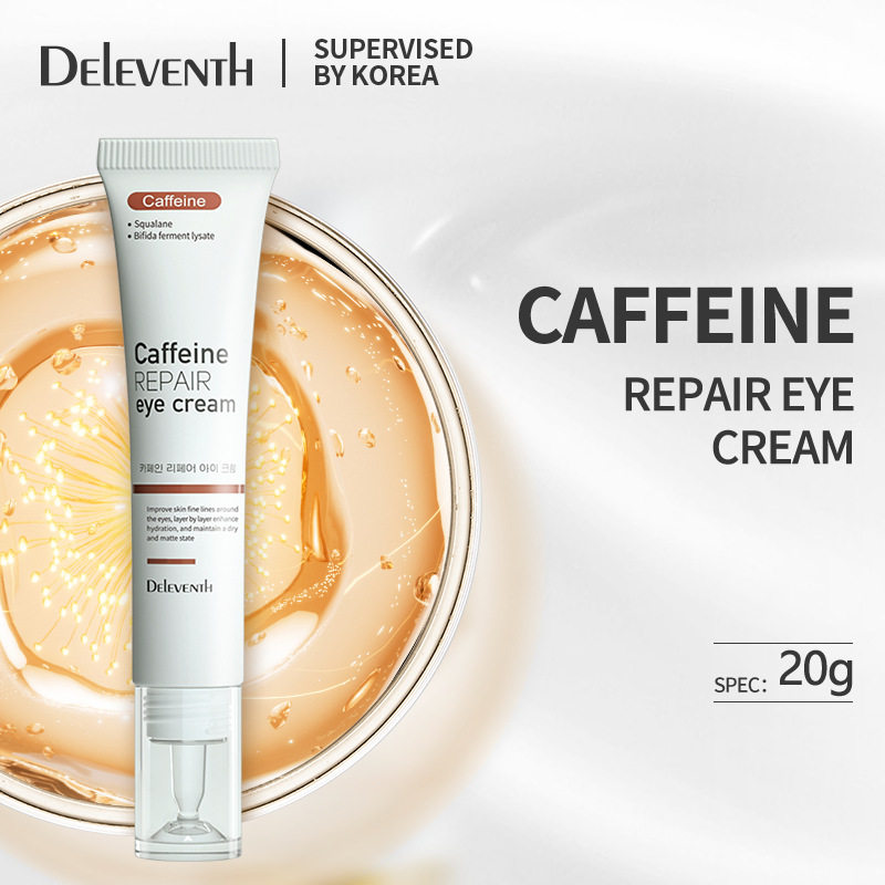 Korean DEleventh Caffeine Eye Cream Peptide Repairing and F