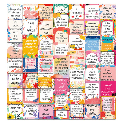 Encourage 50 blank greeting cards and DIY postcards that ca