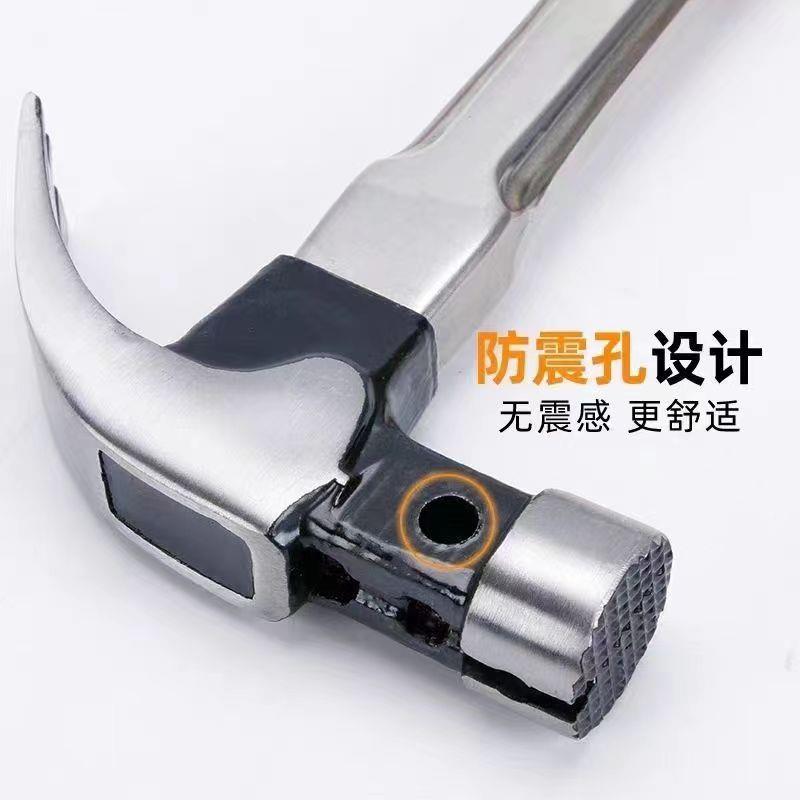 锤羊角锤木钉锤方工头锤子具特钢起迈炯钉锤长柄工木工羊角圆头榔