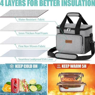 亚马小号手提保温包SY-B1477制定牛津布逊防漏大容量午包便携野餐