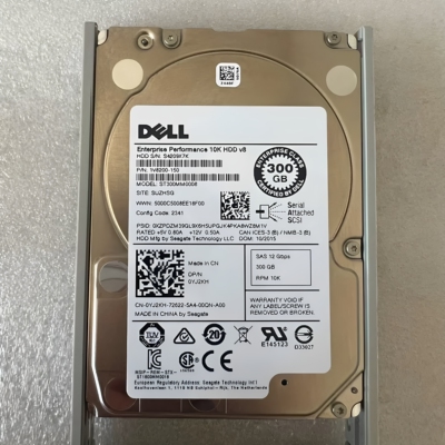 DELL 0YJ2KH 300G SAS 10K 12GB 2.5寸服务器硬盘ST300MM0008