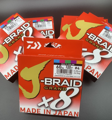 达亿瓦（DAIWA） J-BRAID X8 150米/300米 8编 PE线 钓鱼线编织线
