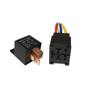 JD2912-1Z-1VDC继2电器80A 14VDC宽脚汽车脚继电器带方型5WZPINRE