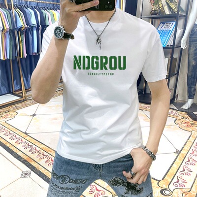 休闲修身显瘦圆领短袖