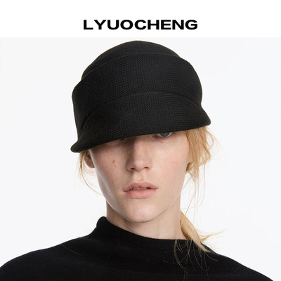 LYUOCHENG春夏针织复古定型礼帽