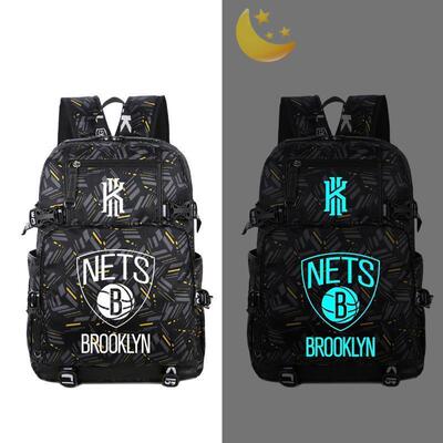 夜光凯里欧文双肩包篮网