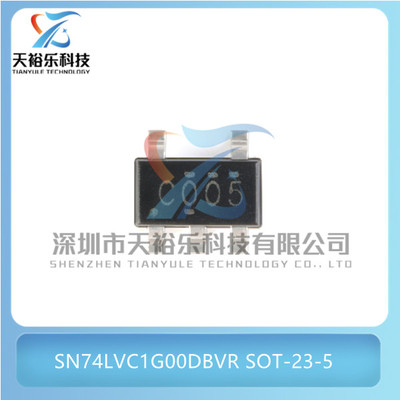 原装 SN74LVC1G00DBVR 封装SOT-23-5 贴片 单路2输入逻辑芯片