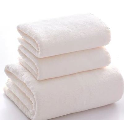 high quality face towel + bath towel set shower towel 2pcs