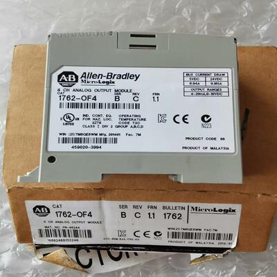 维修检查销售AB罗克韦尔模块， 1762-OF4，全新原询价