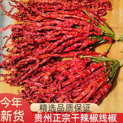 自然晒干皱皮辣椒长辣椒二荆条