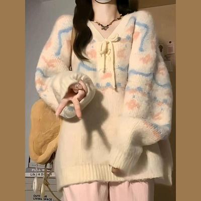 慵懒风森系新古C33MF675毛衣女秋冬202衫5款着高级感内搭打底针织