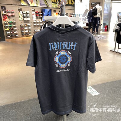 阿迪三叶草男纯棉宽松短袖T恤