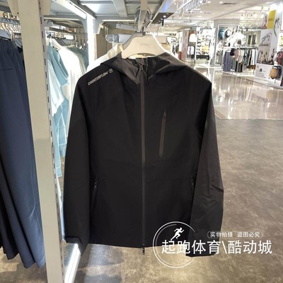 李宁男女防风透湿反光单层冲锋衣