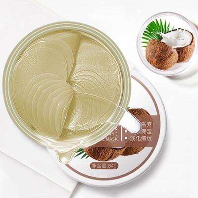 60pcs Coconut Milk Essences Whitening Firming Eye Mask Eye P