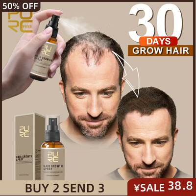 PURC New Hair Growth Spray Fast Grow Hair hair loss Treatmen
