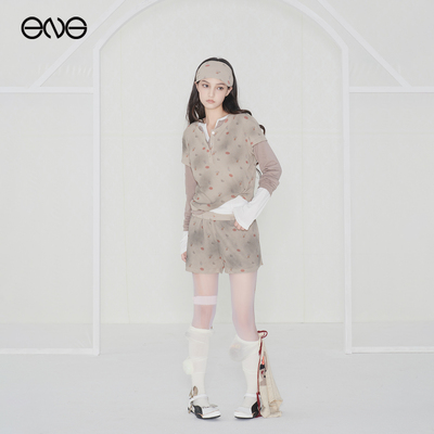 【ENG】Effet de Soleil水洗短袖T恤上衣女装新品25秋