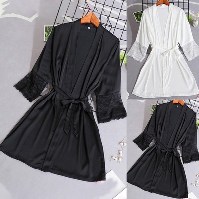 新款睡衣黑色家居服蕾丝