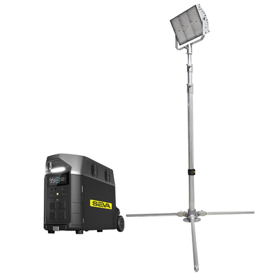 尚为(SEVA) SZSW2650-3600 3600W IP42 LED 移动抢修灯  银色