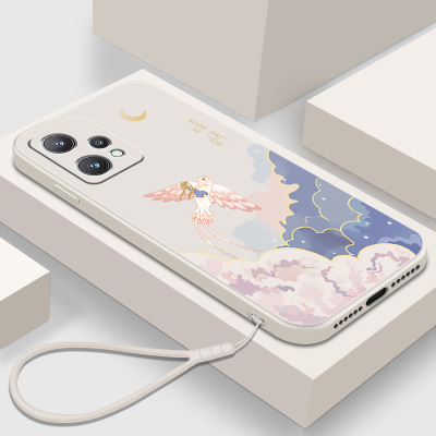 中国风适用RealmeV25手机壳Realme真我V25液态硅胶OPPOv25防摔5G女款realme9Pro小众软壳OPPOrealmev25全包套