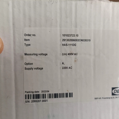 议价全新DEIF丹控 HAS-111DG 发电机并车继电器 。