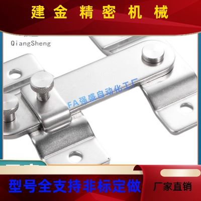 FHS61扣-L00/L501不锈钢搭扣HBL1HHMU100/150重型门栓锁门扣 插销