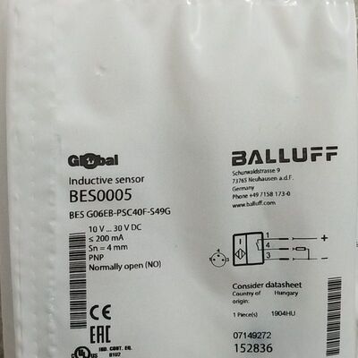 巴鲁夫 BES0005 BES G06EB-PSC40F-S49G