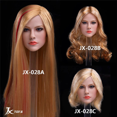 现货 1/6 兵人头雕 JXTOYS-028 艾薇儿 欧美美女头雕 歌手 Avril