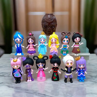 叶罗莉12个公主系列卡通立体可爱玩偶挂件书包挂饰钥匙扣生日礼物