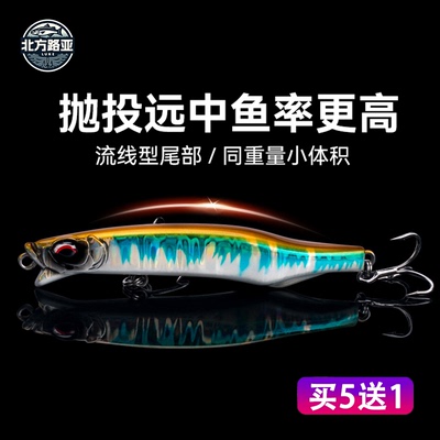 国王路亚翘影3533沉水铅笔饵