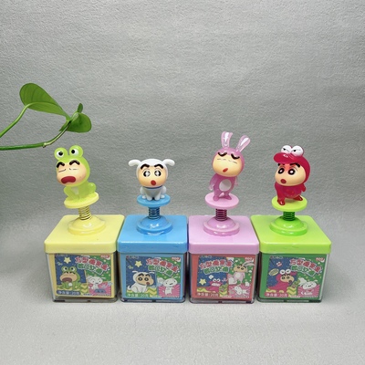 临期（款式随机）RDD蜡笔小新方型糖果盒20g儿童零食小吃