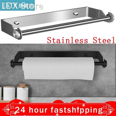 Stainless Steel Toilet Paper Holder Punch-Free Kitchen Paper
