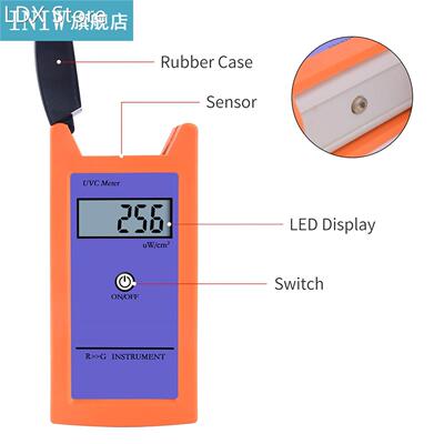 RGM-UVC High Precision Digital Illuminance Meter Reptile UV