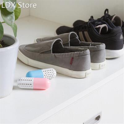 2PCS Capsule Shape Desiccant Shoe Deodorant Dryer Deodorizer