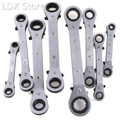 Metric Offset Torque Wrench Set Double Ratchet Wrench Spanne