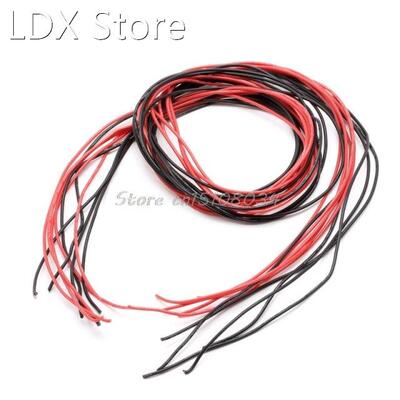 22 AWG 5m Gauge Silicone Wire Flexible Stranded Copper Cable